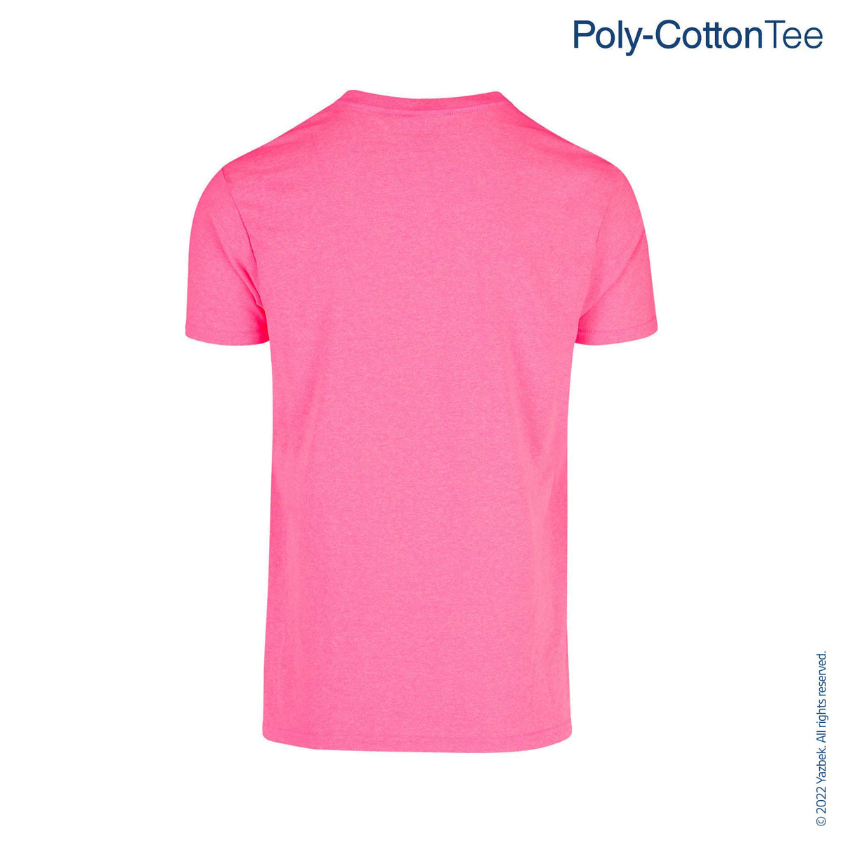 Men’s Crew Neck Short Sleeve T-Shirt (Neon Pink) – Yazbek USA Mint