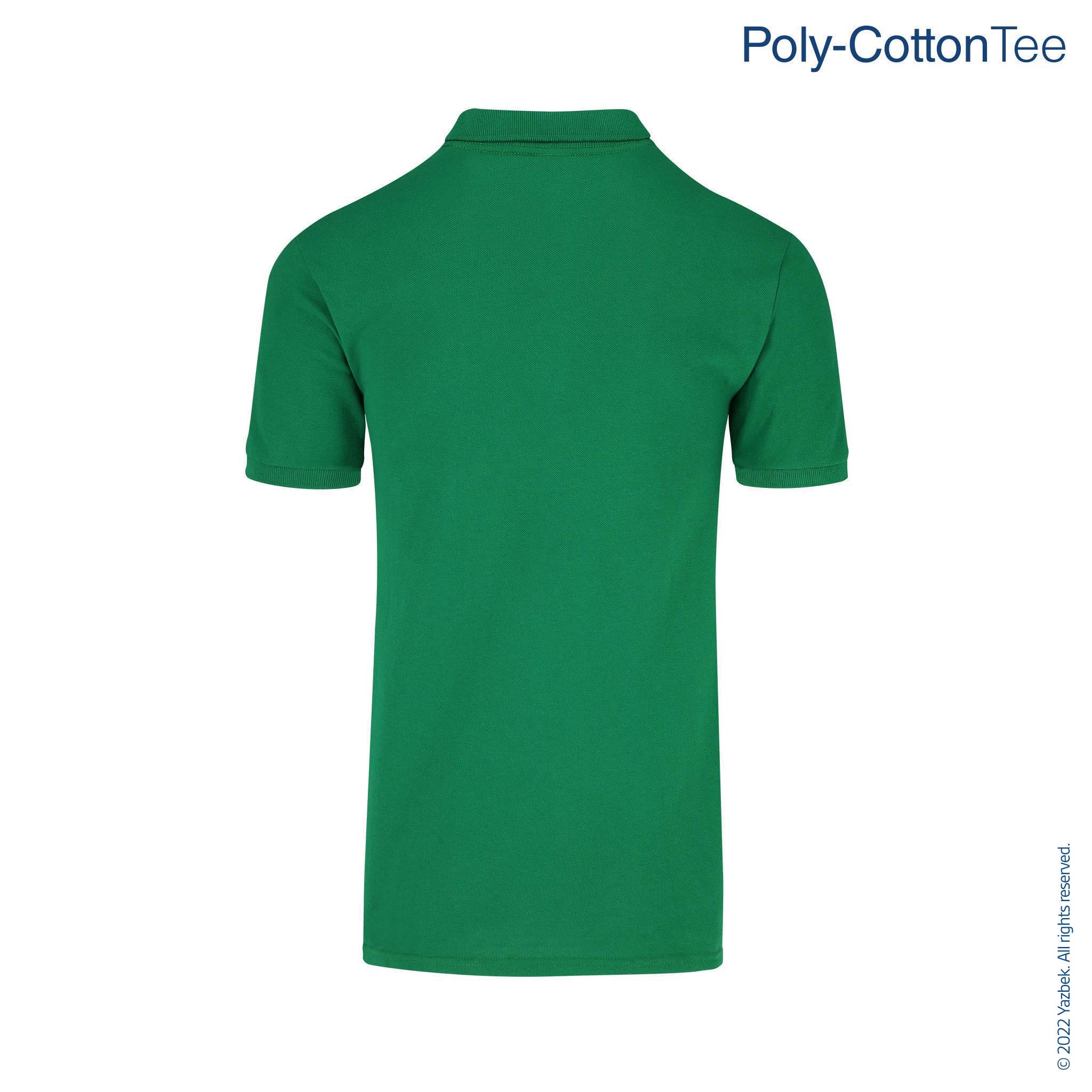 Green Polo Shirt Back